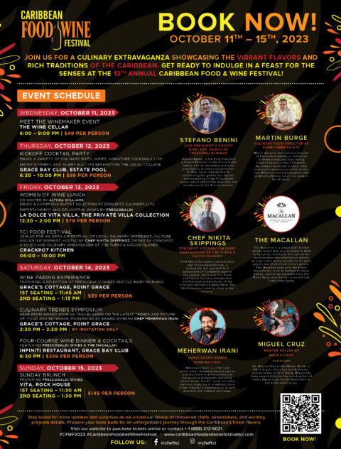Schedule | Caribbean Food and Wine Festival